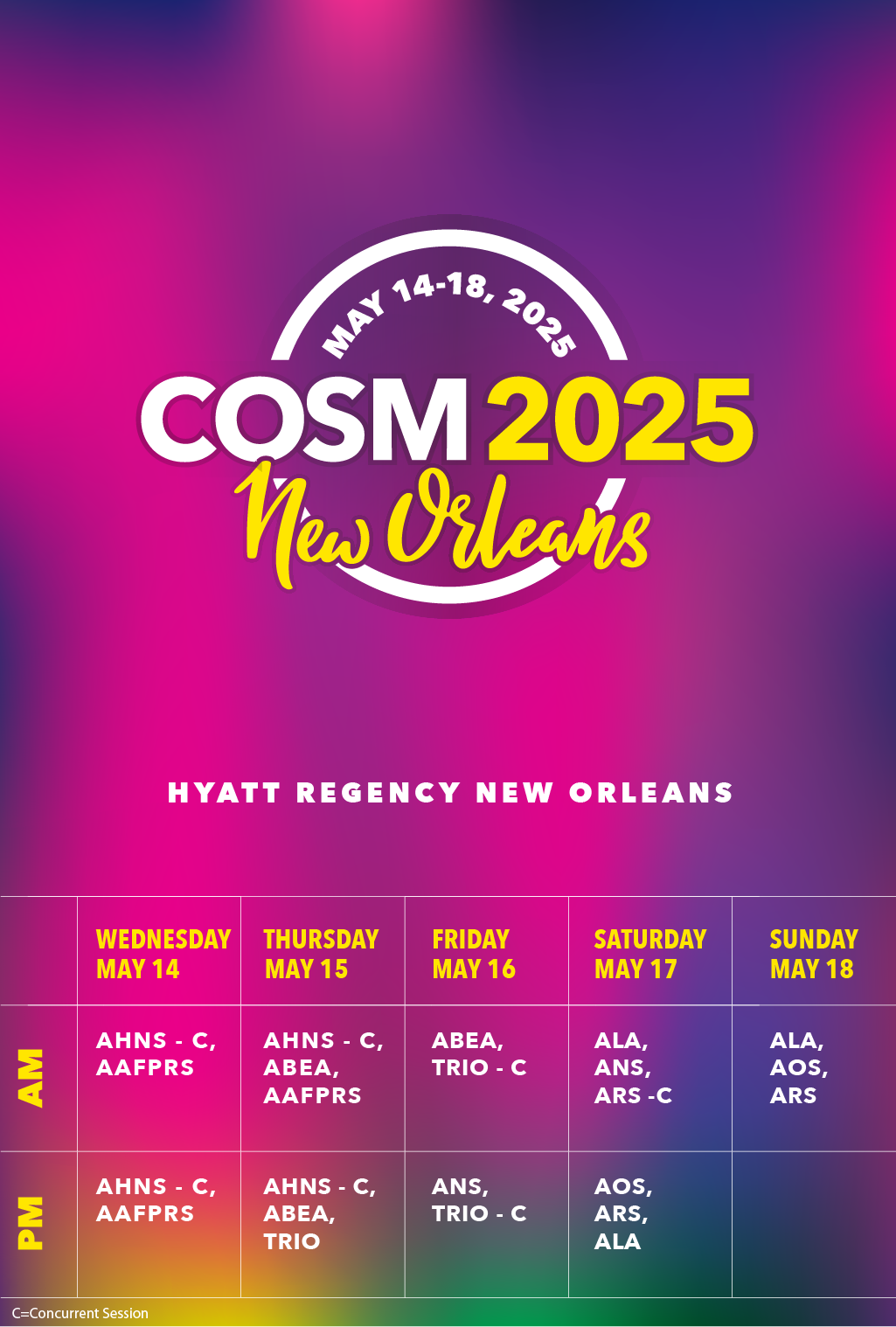 COSM 2025 Annual Meeting | American Laryngological Association